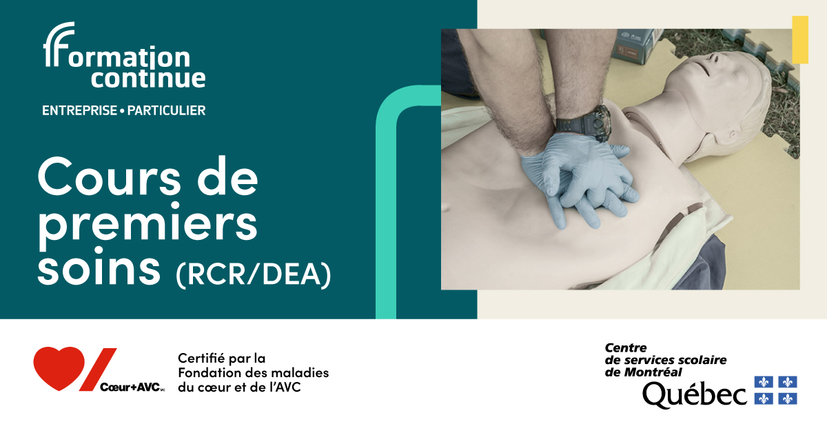 Cours premiers soins (RCR/DEA) - Services aux entreprises et formation ...